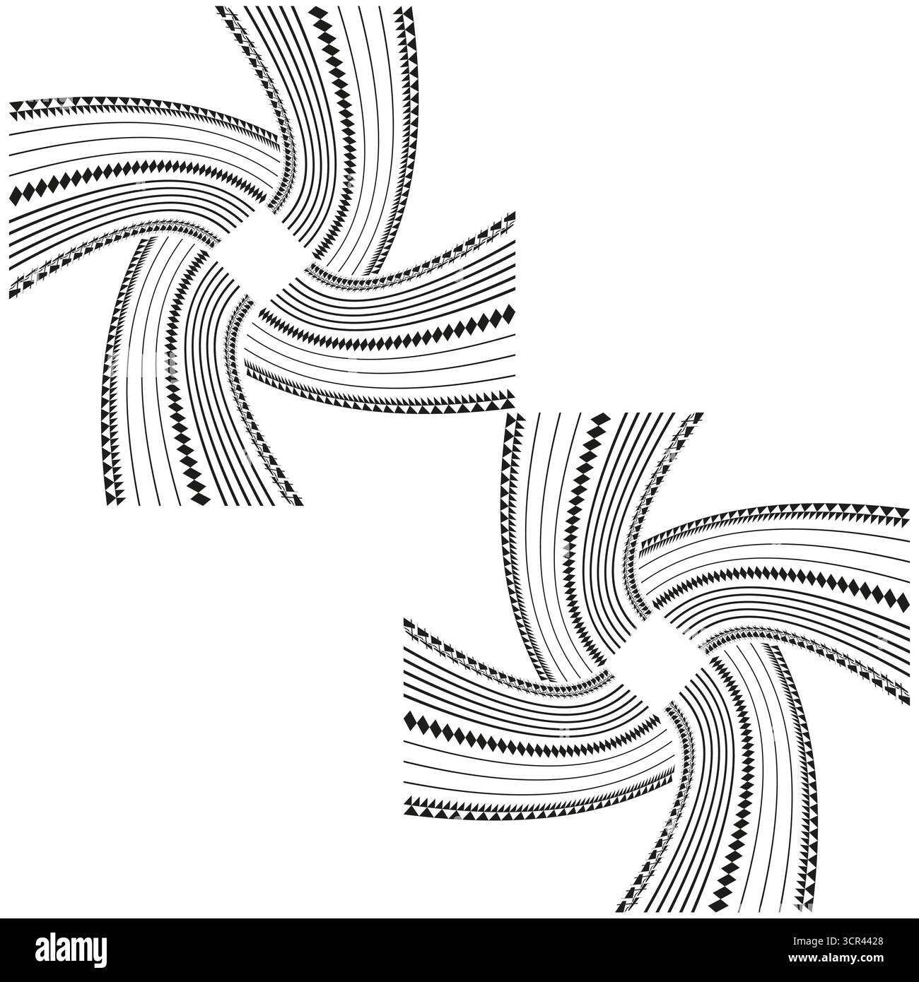 Abstract art swirling shapes Stock Vector Images - Alamy