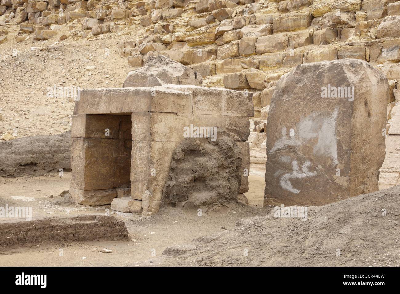 Graffiti on stelae in the chapel on east side of the Bent Pyramid ...