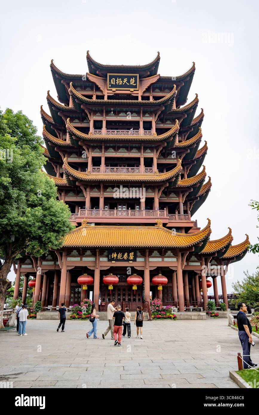 IMAGE DISTRIBUTED FOR GREAT RIVERS FORUM - Yellow Crane Tower in Wuhan, Hubei, China on ...