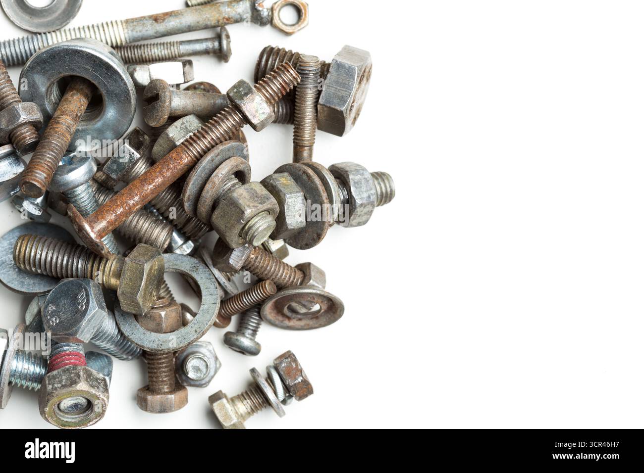 Different types screws tools scattered hi-res stock photography and images - Alamy