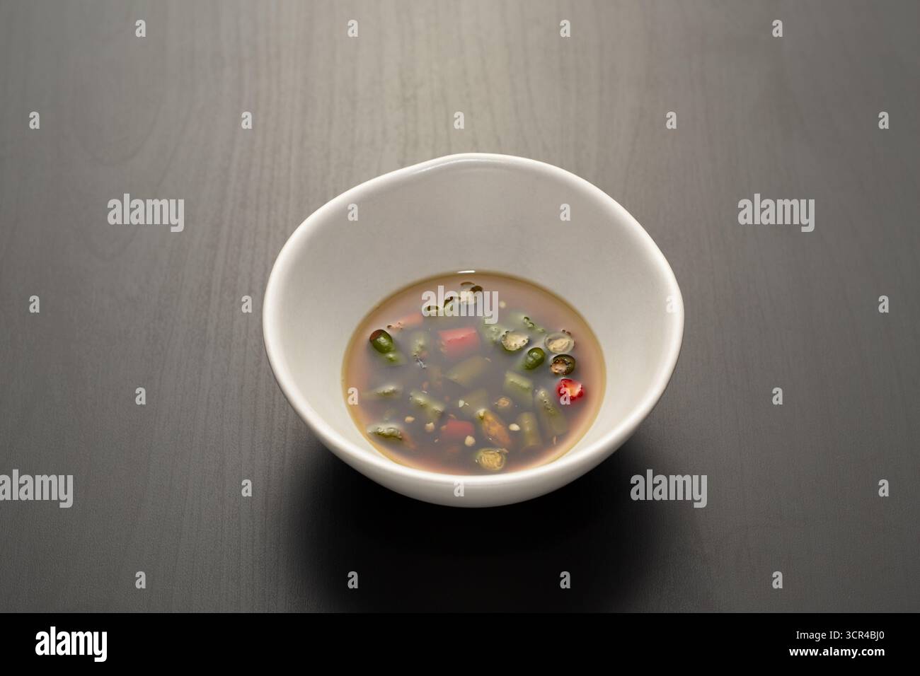 Authentic Thai Fish Sauce with chili and lime, a classic dipping ...