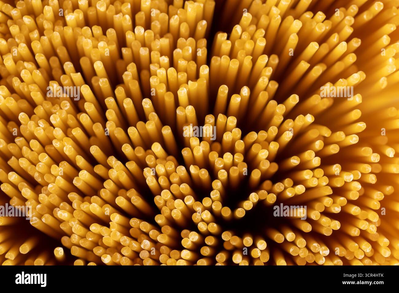 thin long hard spaghetti made from durum flour using water , not cooked ...