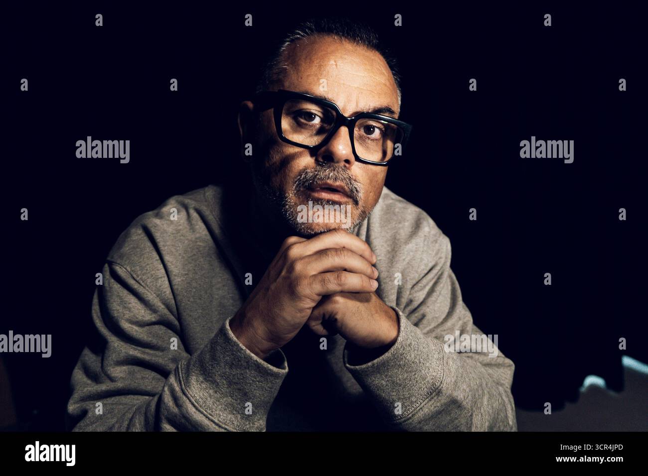 The rapper Nach, poses for Europa Press, after an interview for Europa ...