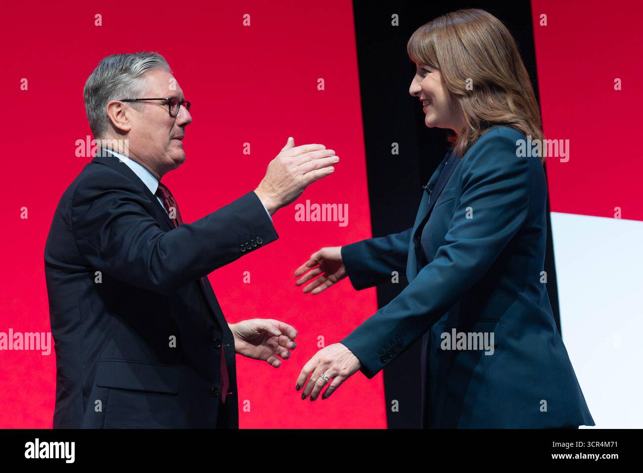 Chancellor of the Exchequer Rachel Reeves (right) with her sister ...