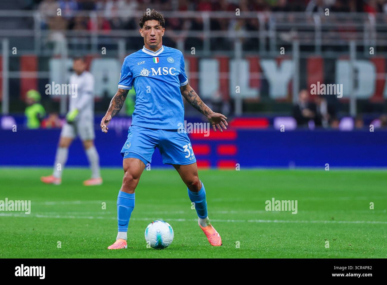Luca Marianucci of SSC Napoli seen in action during Serie A 2025/26 ...