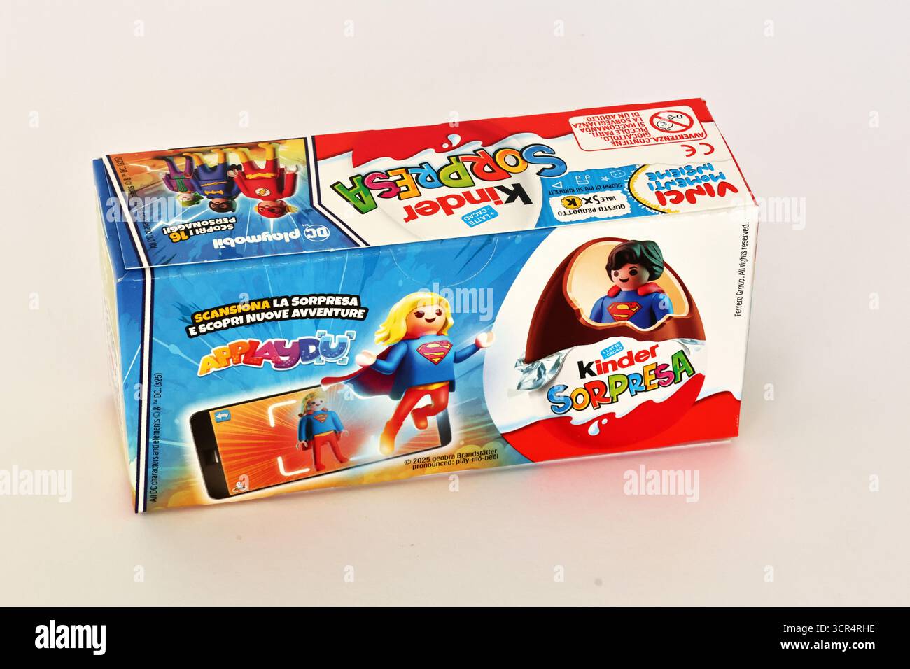 Kinder Surprise eggs by Ferrero, 2025 edition featuring DC Playmobil ...