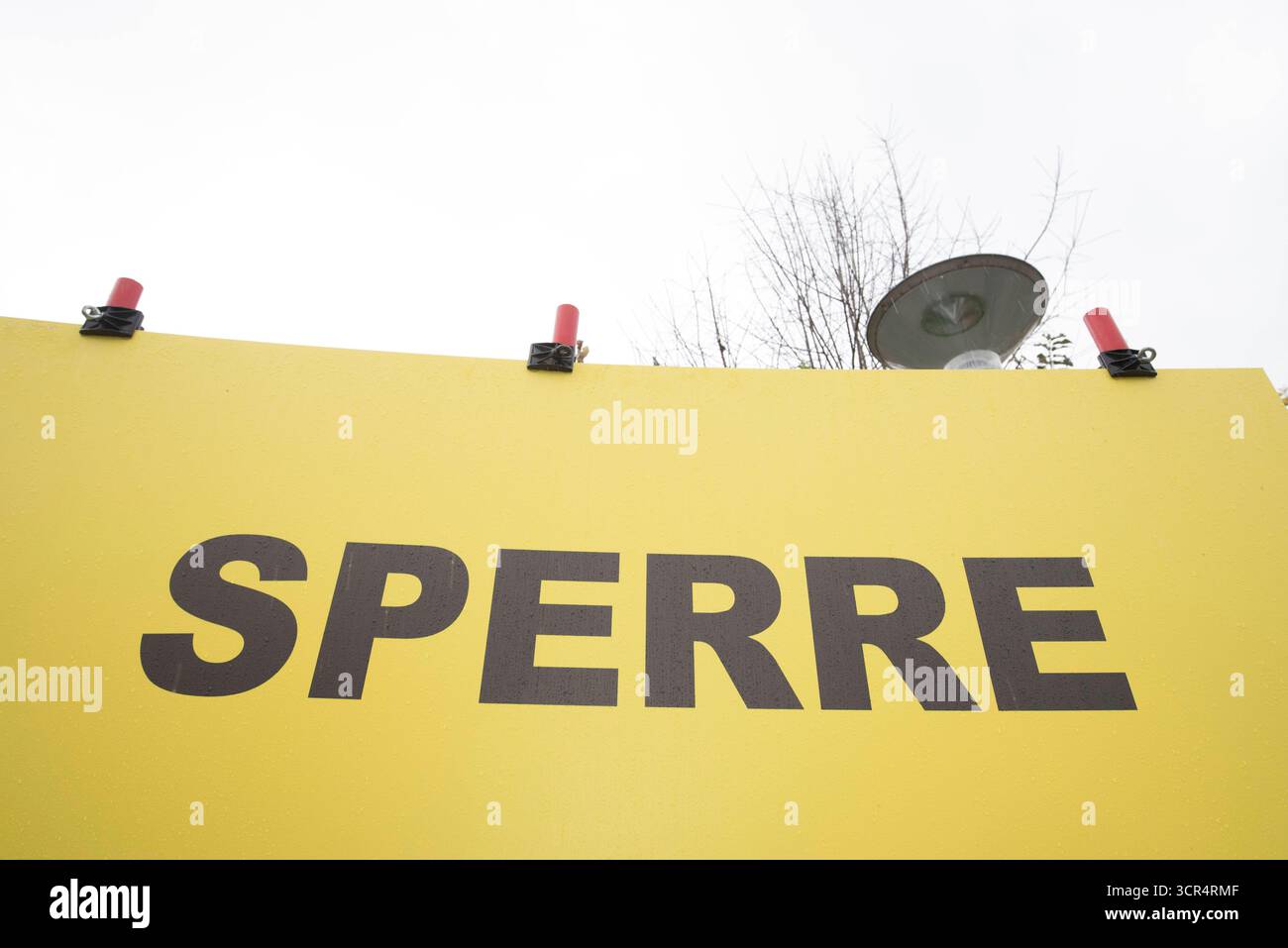 barrier on the road or road block for stopping traffic barrier on the ...