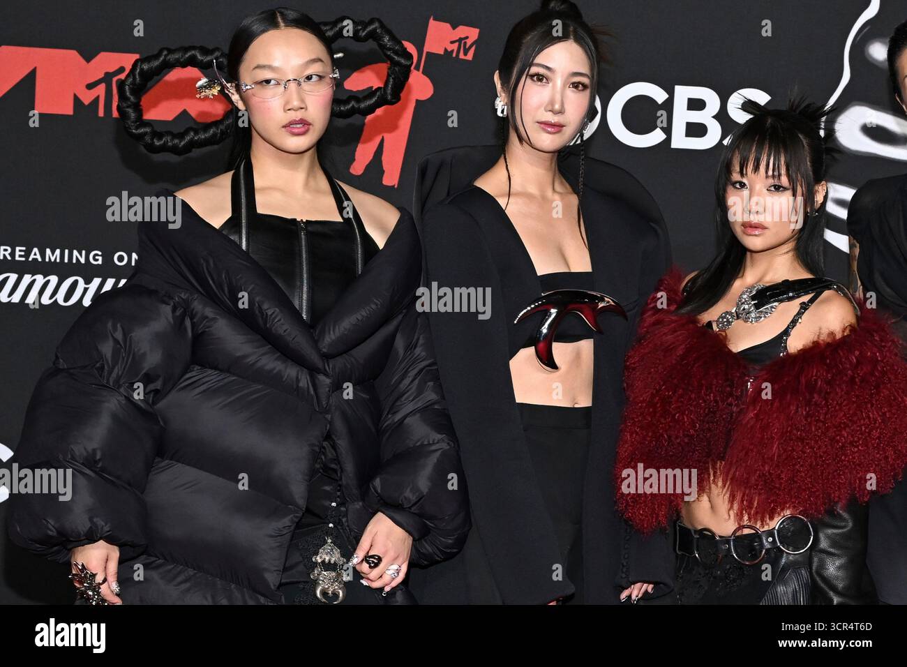 FILE - Audrey Nuna, from left, Ejae, and Rei Ami from "KPop Demon ...