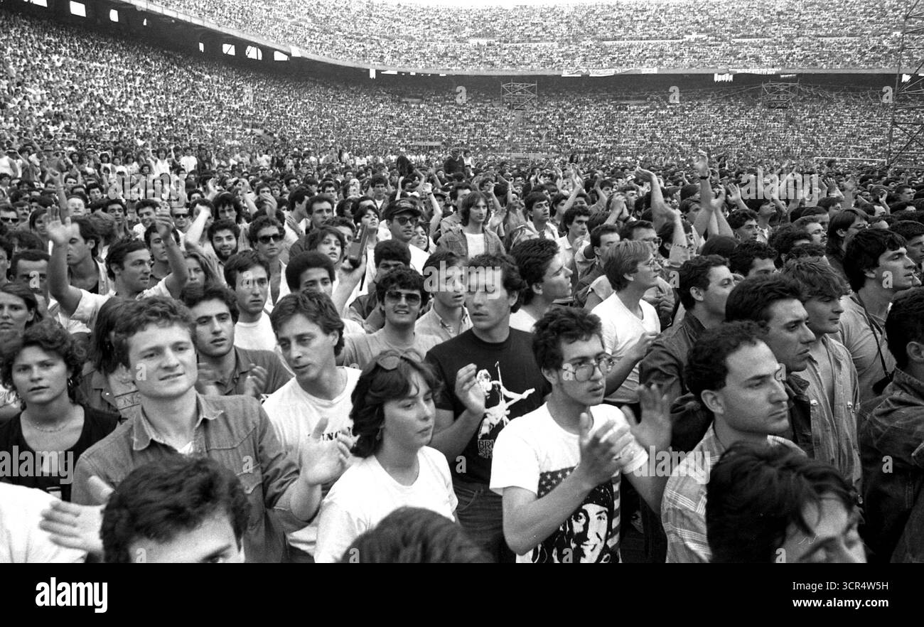 MILAN - **SPECIAL FEE** BRUCE SPRINGSTEEN CONCERT AT SAN SIRO Stock ...