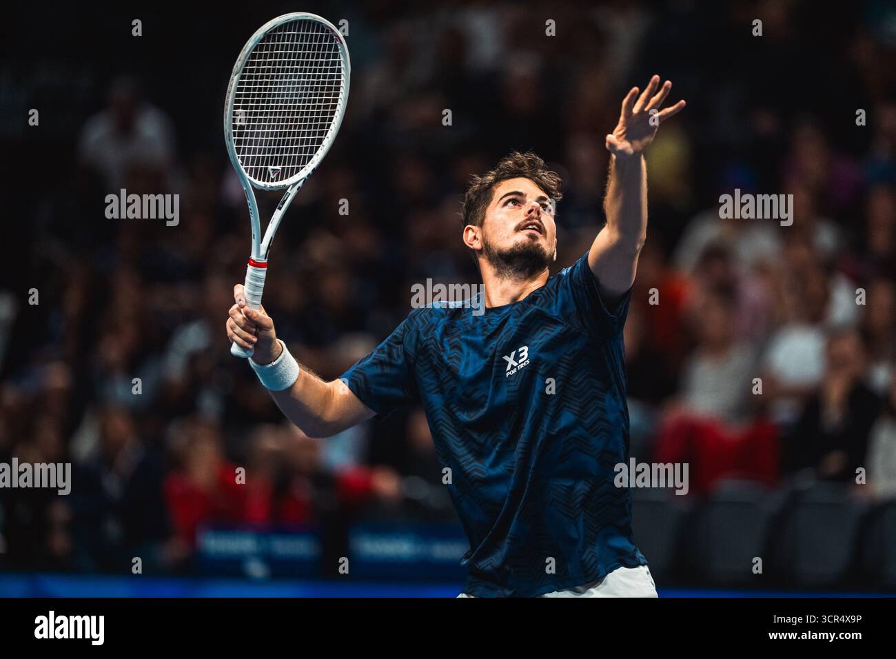 Luca Sanchez (FRA) during the doubles final of the CO'Met Orleans Open ...