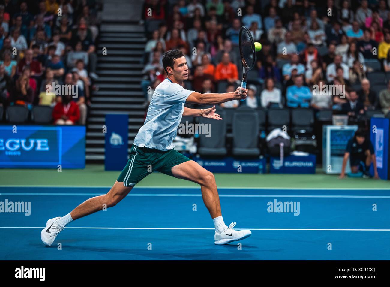 Josh Paris (GBR) during the doubles final of the CO'Met Orleans Open ...