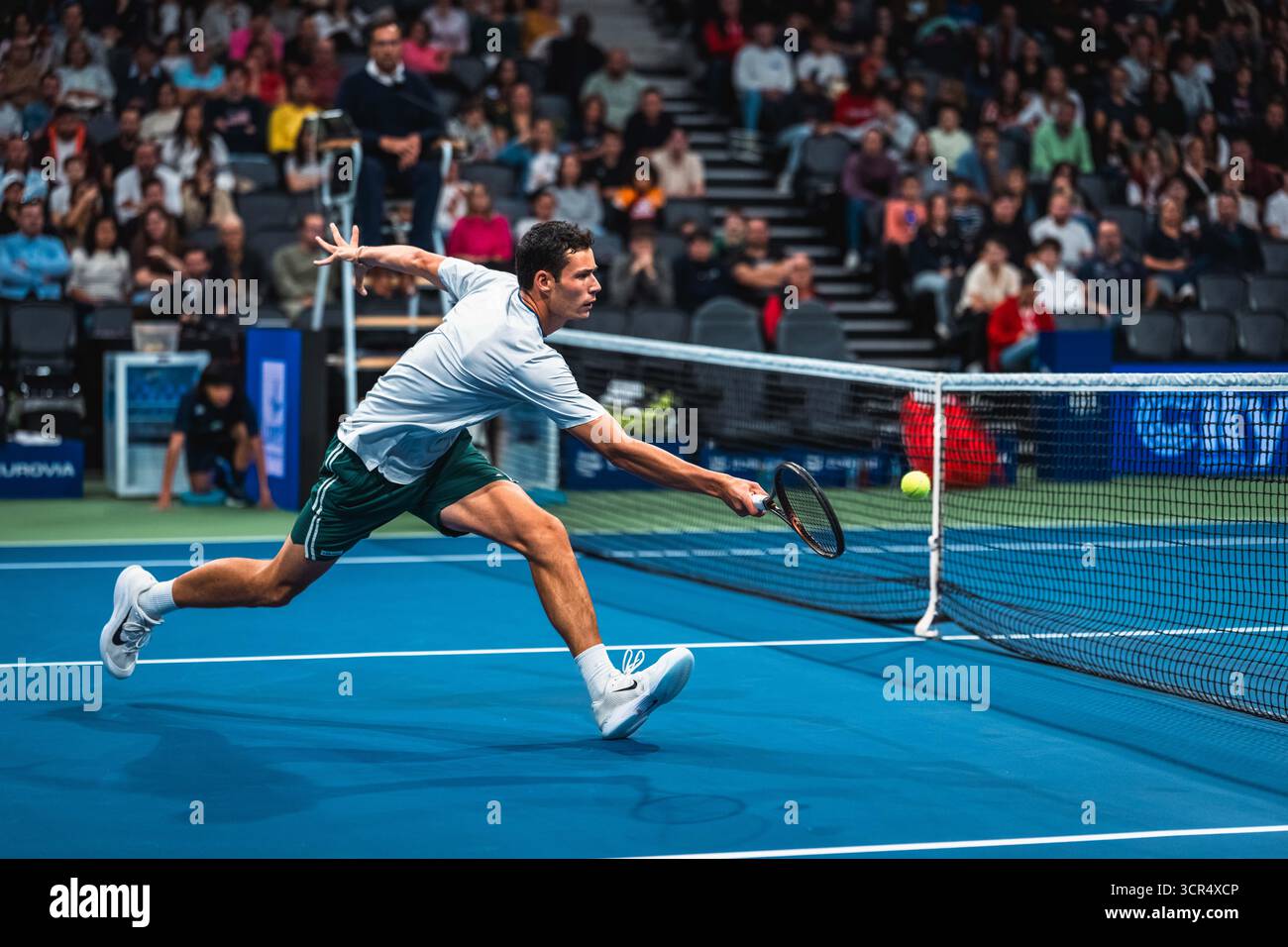 Josh Paris (GBR) during the doubles final of the CO'Met Orleans Open ...