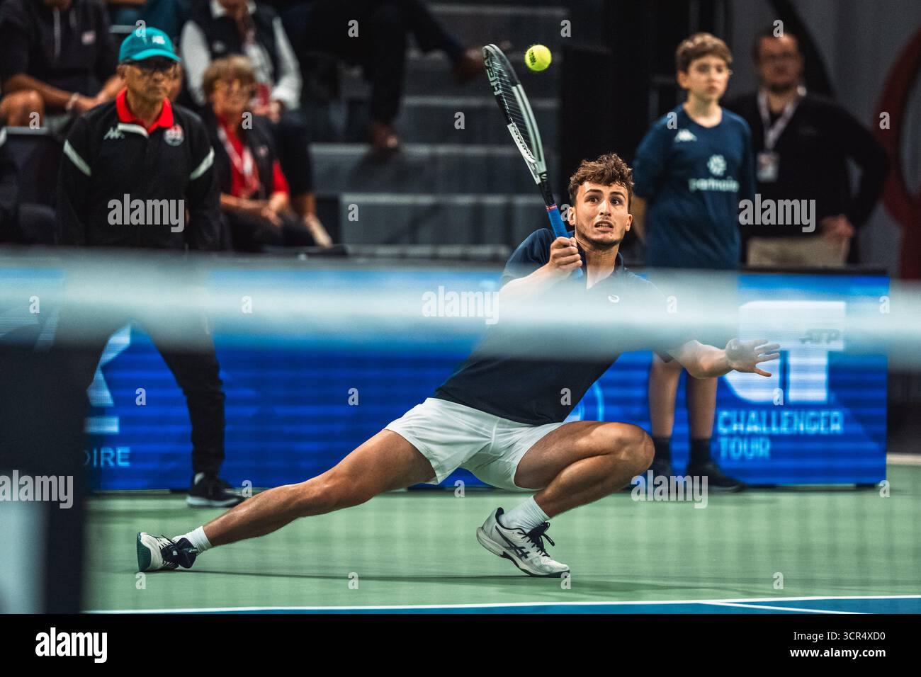 Clement Chidekh (FRA) during the doubles final of the CO'Met Orleans ...