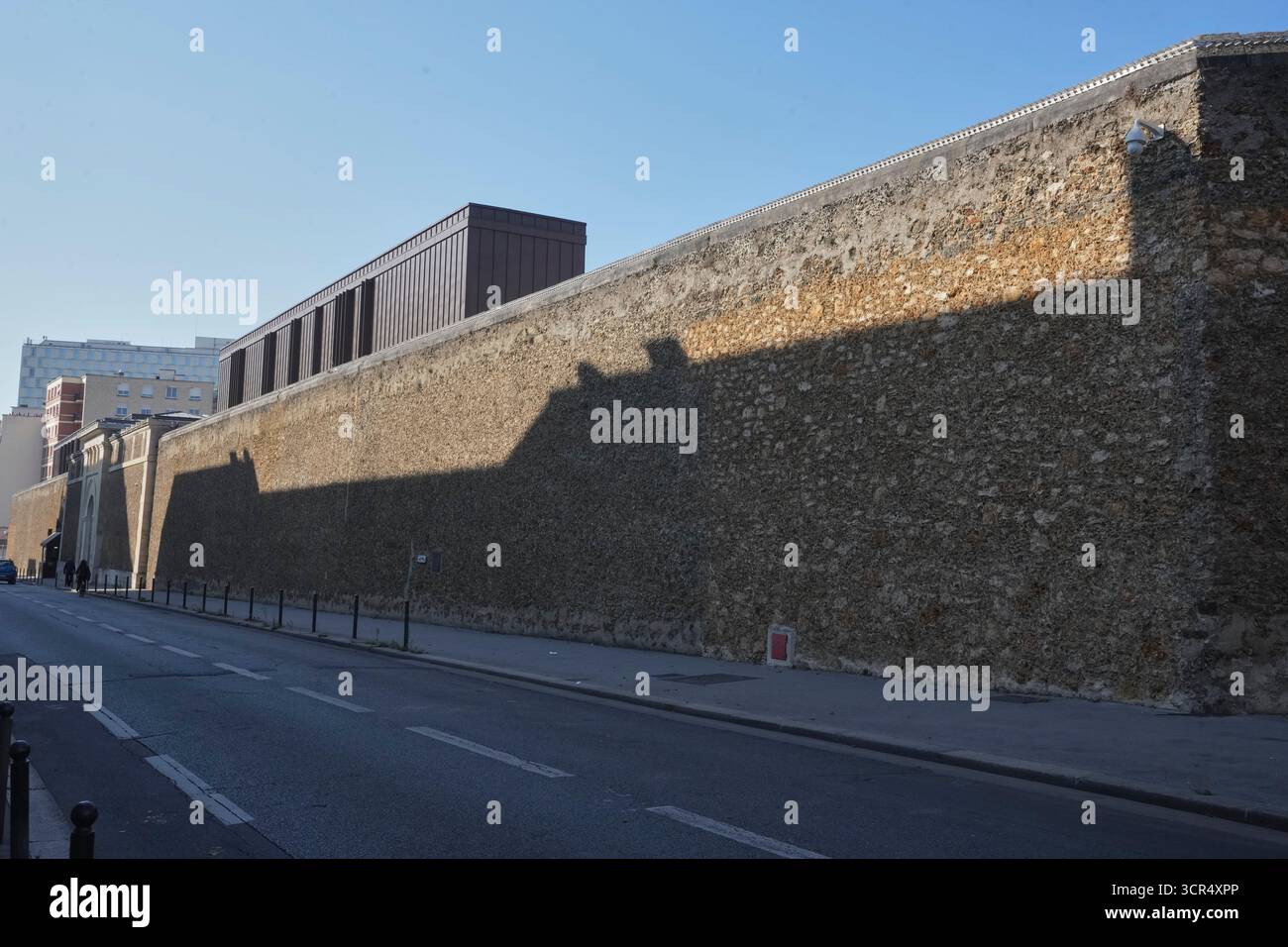 Outside view of Paris La Sante prison , Monday, Sept, 29, 2025, in ...