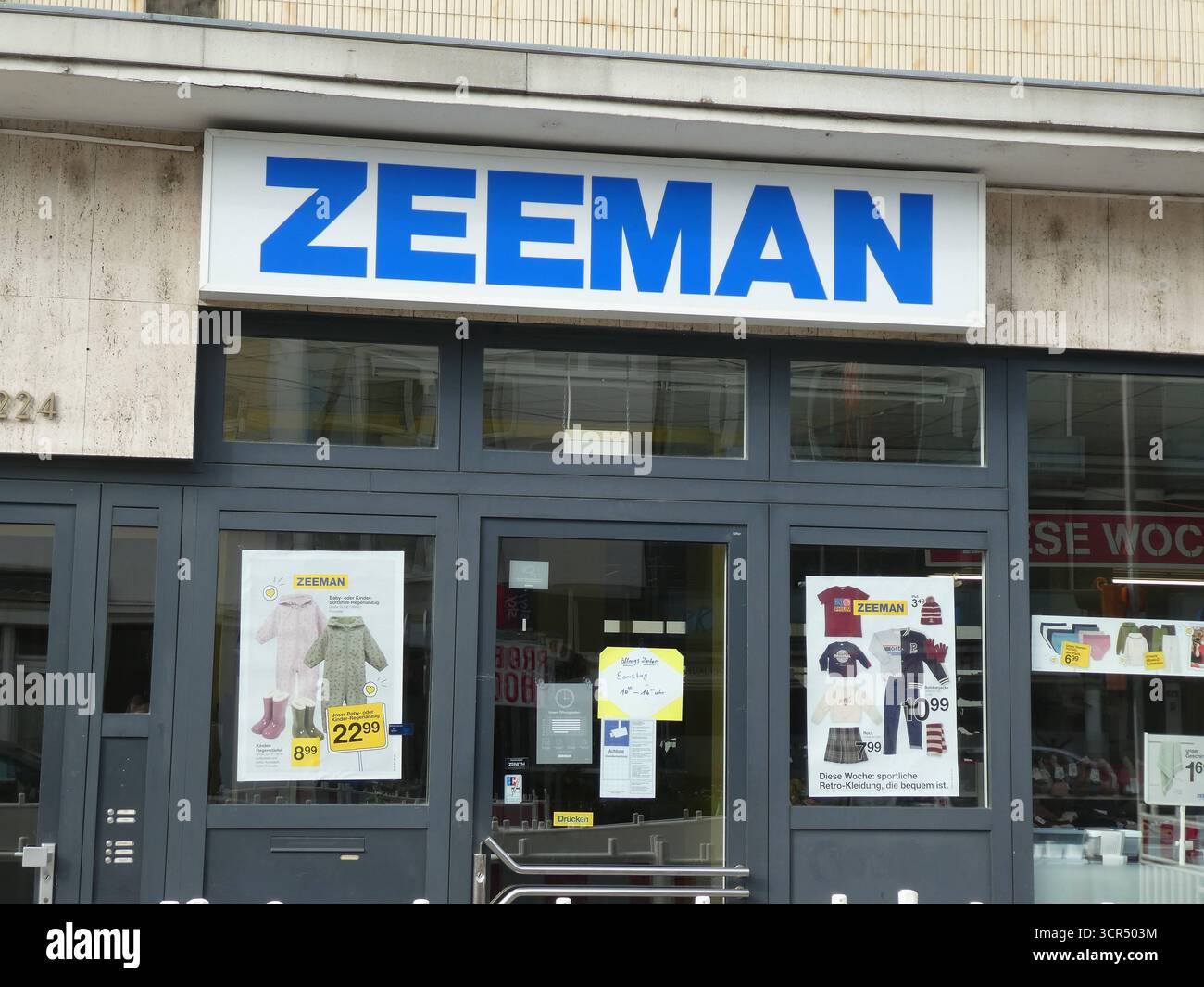 Logo, Schriftzug der niederländischen Textil Handelsgesellschaft ZEEMAN ...