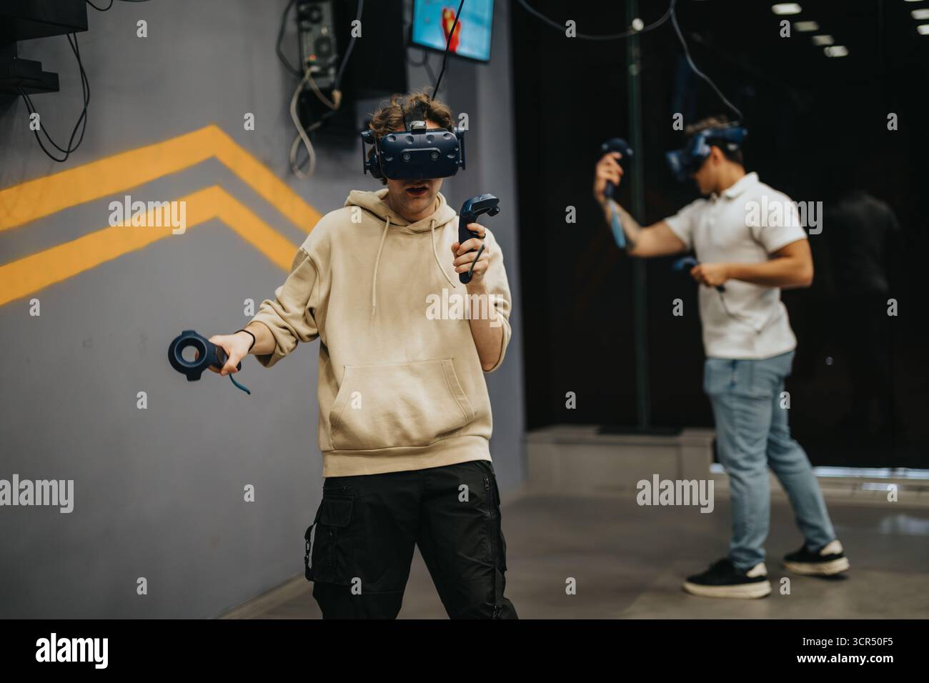 Vr headsets controllers in hi-res stock photography and images - Alamy