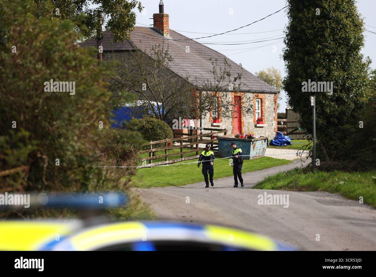 Gardai scene in tallanstown hi-res stock photography and images - Alamy