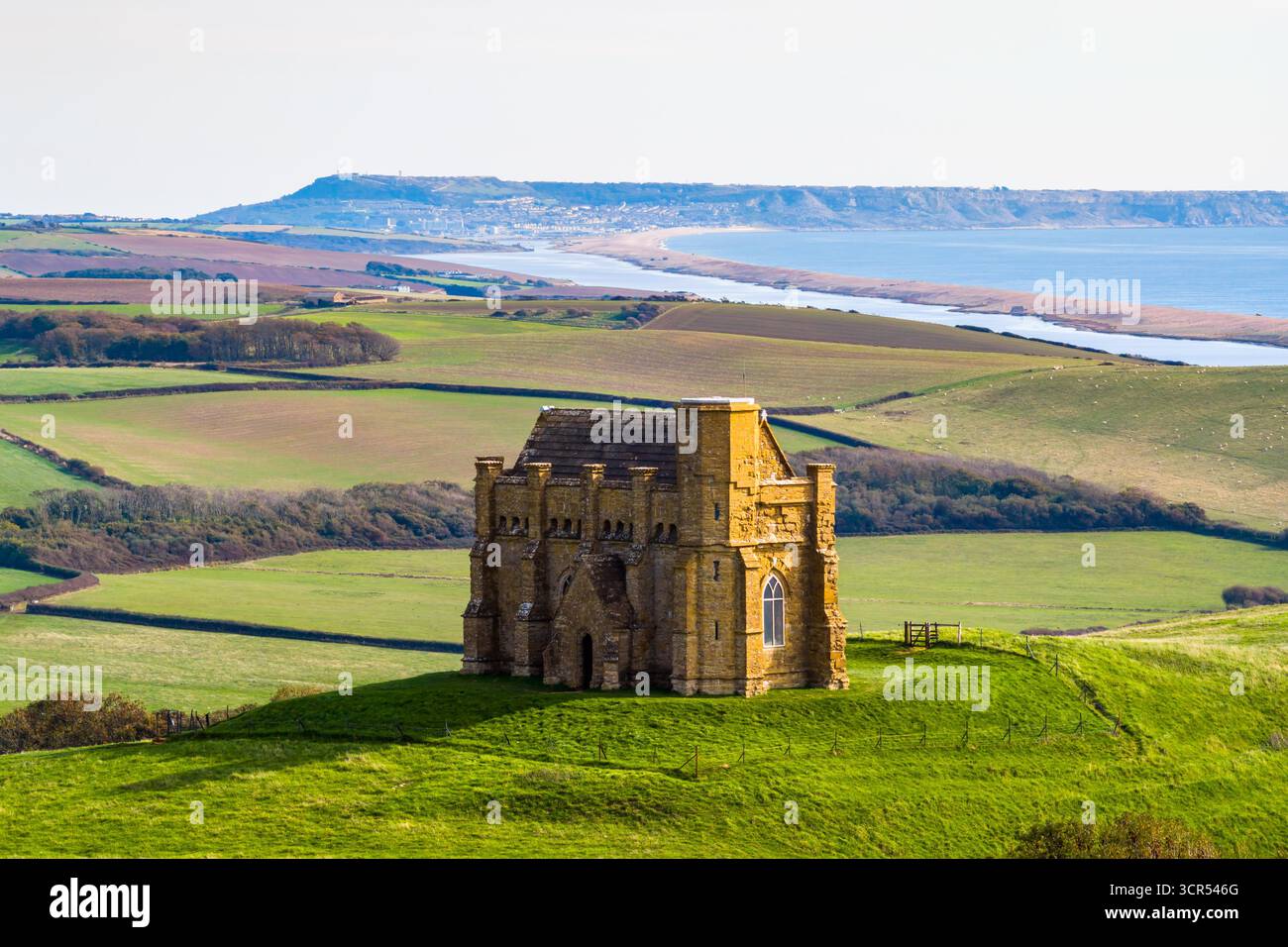 Abbotsbury, Dorset, UK. 29th September 2025. UK Weather: Aerial view of ...