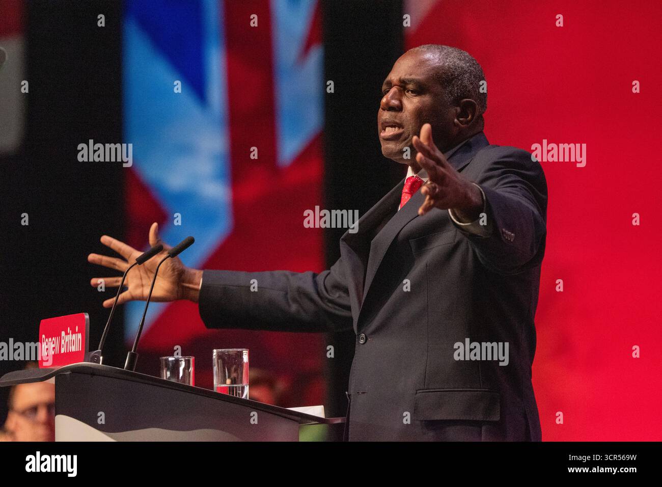 Liverpool, UK. 29th Sep, 2025. Davy Lammy Deputy Prime Minister of the ...