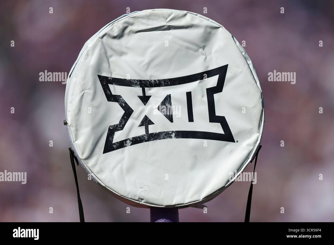 MANHATTAN, KS - SEPTEMBER 27: A view of the Big 12 logo during a Big 12 ...