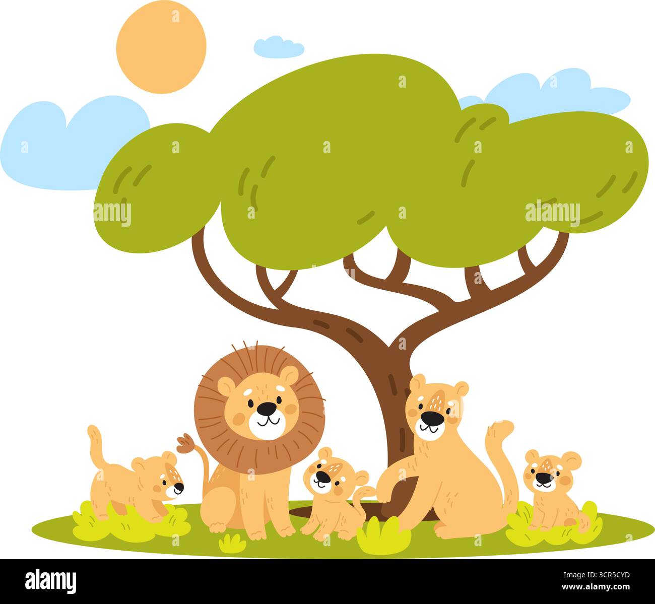 Cute cat resting under Cut Out Stock Images & Pictures - Alamy