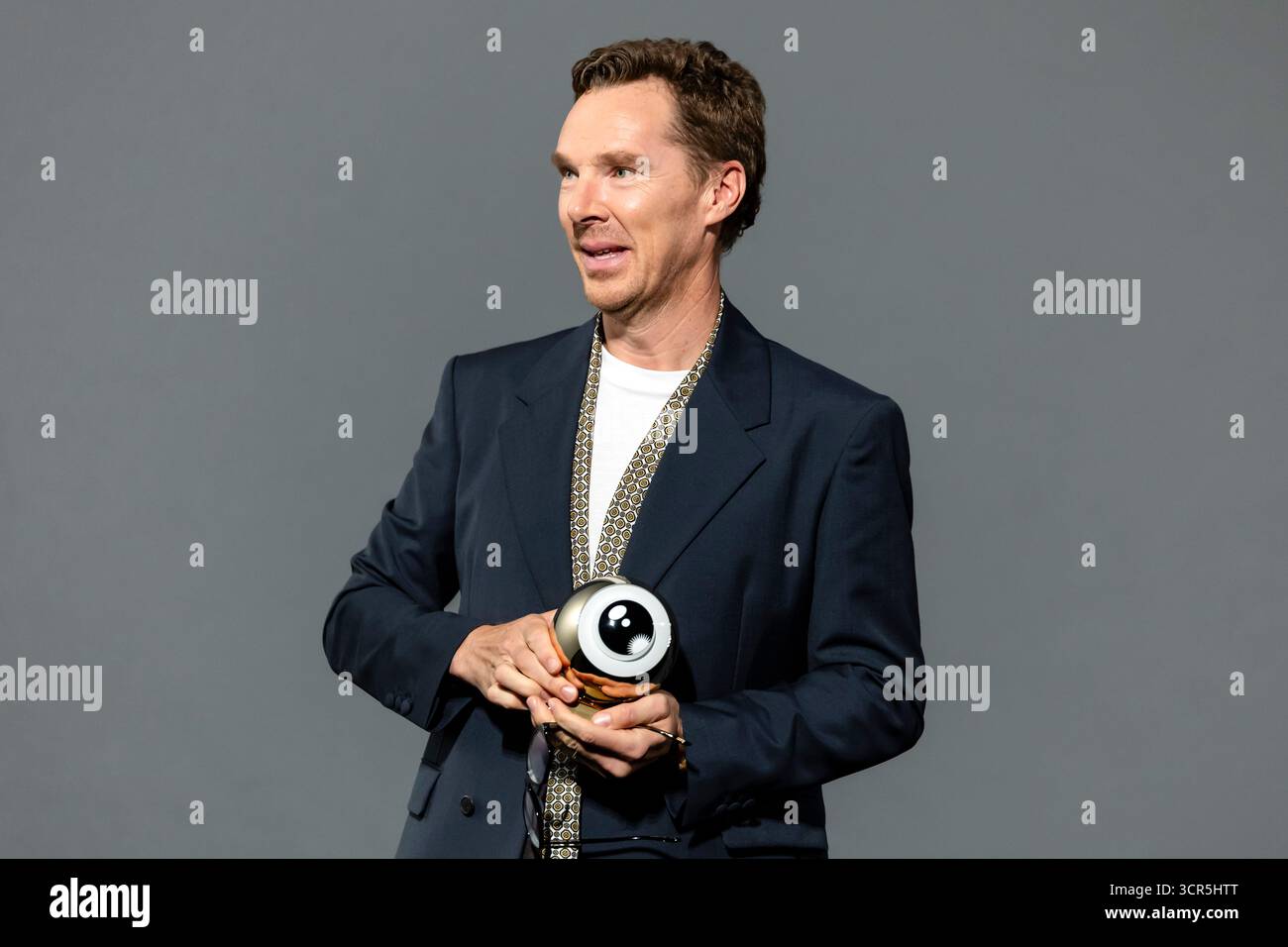 British actor Benedict Cumberbatch receives the Golden Eye Award at the 21th Zurich Film ...