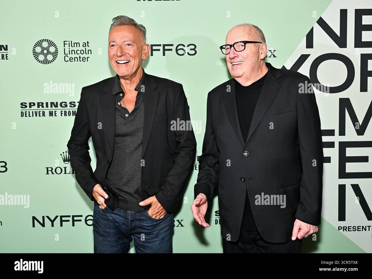 Bruce Springsteen, left, and Jon Landau attend the premiere of ...