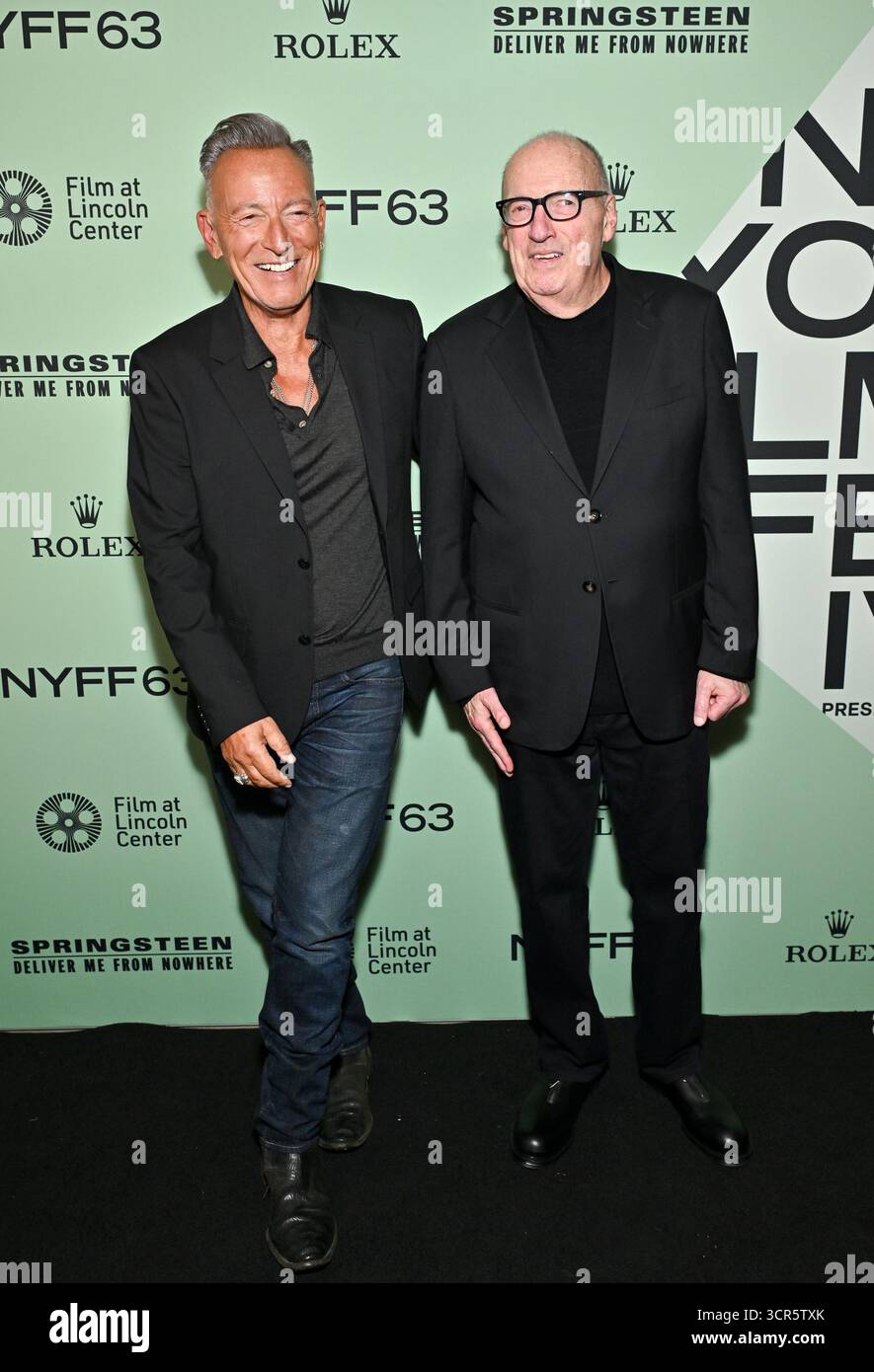 Bruce Springsteen, left, and Jon Landau attend the premiere of ...