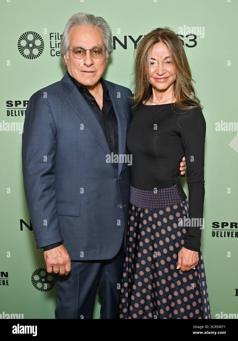 Max Weinberg, left, and Becky Weinberg attend the premiere of ...