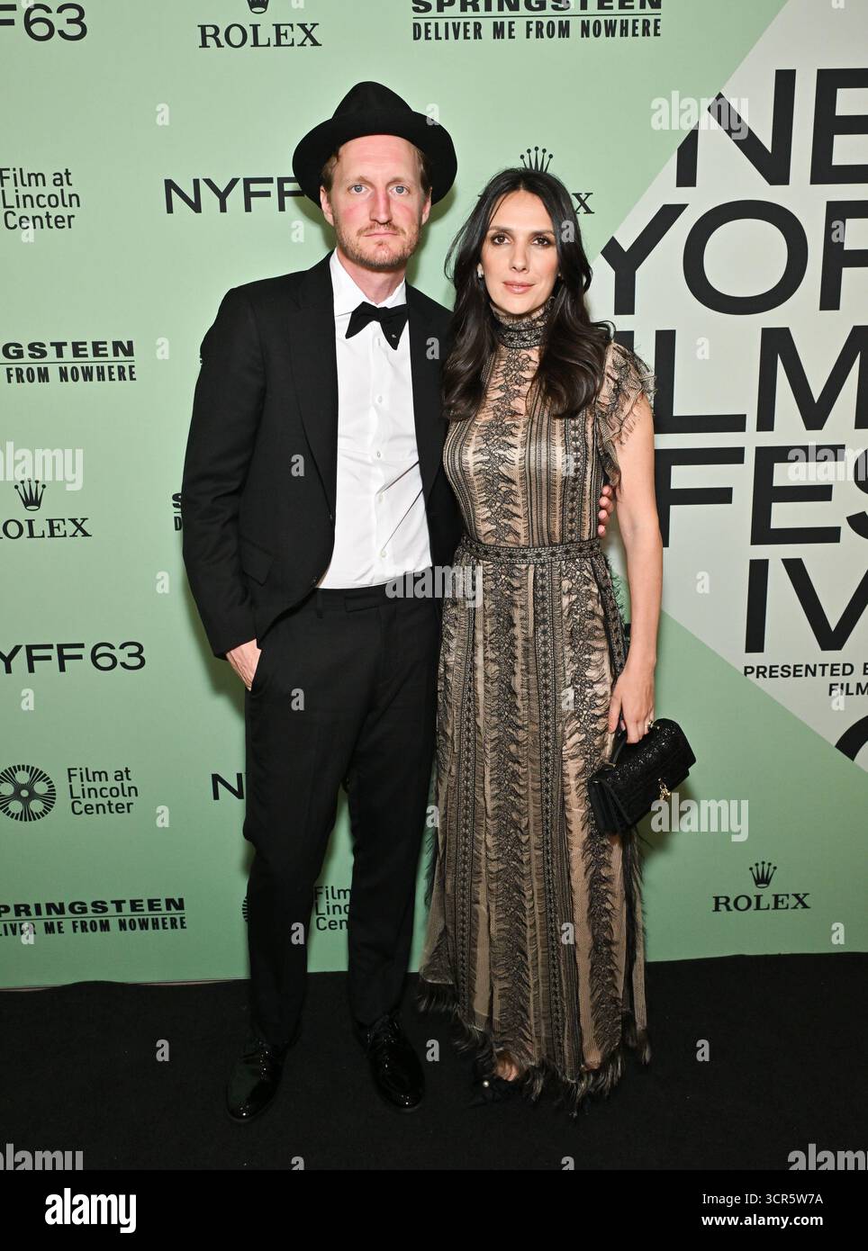 Jeremiah Fraites, left, and Francesca Lazzarin attend the premiere of ...