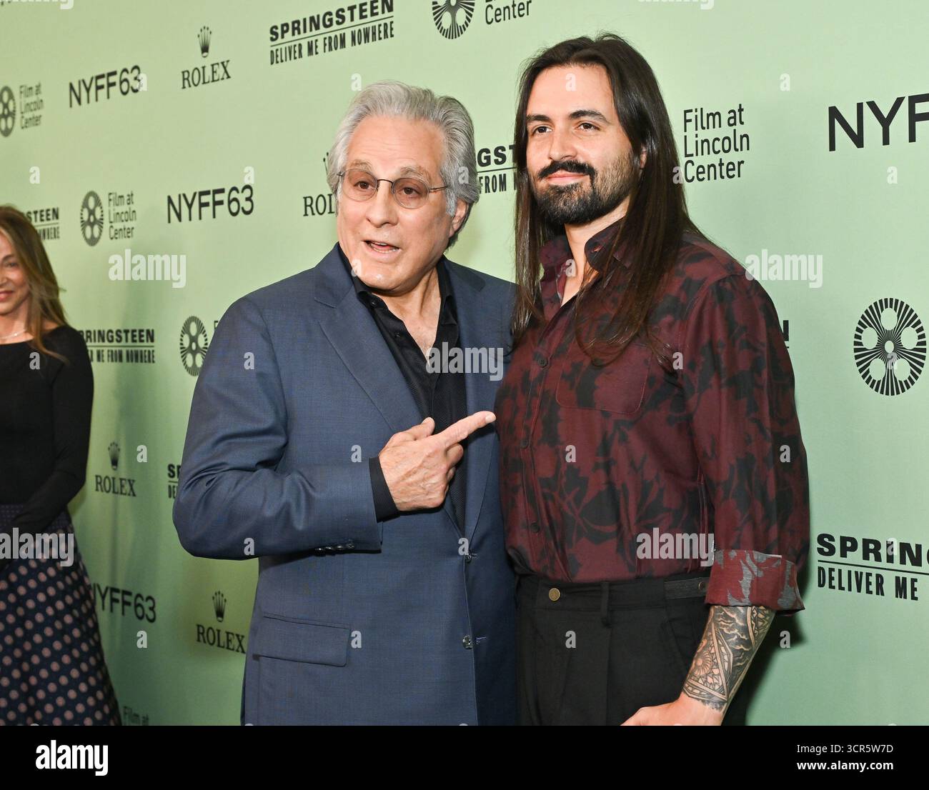 Max Weinberg, left, and Jay Weinberg attend the premiere of ...