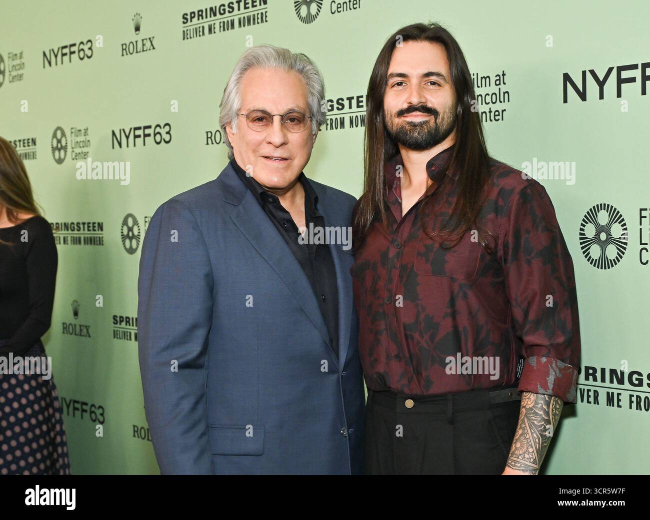 Max Weinberg, left, and Jay Weinberg attend the premiere of ...