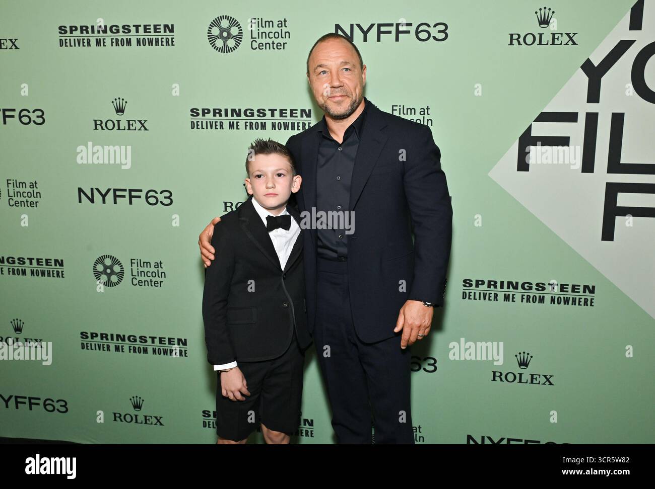 Matthew Anthony Pellicano Jr., left, and Stephen Graham attend the premiere of "Springsteen ...