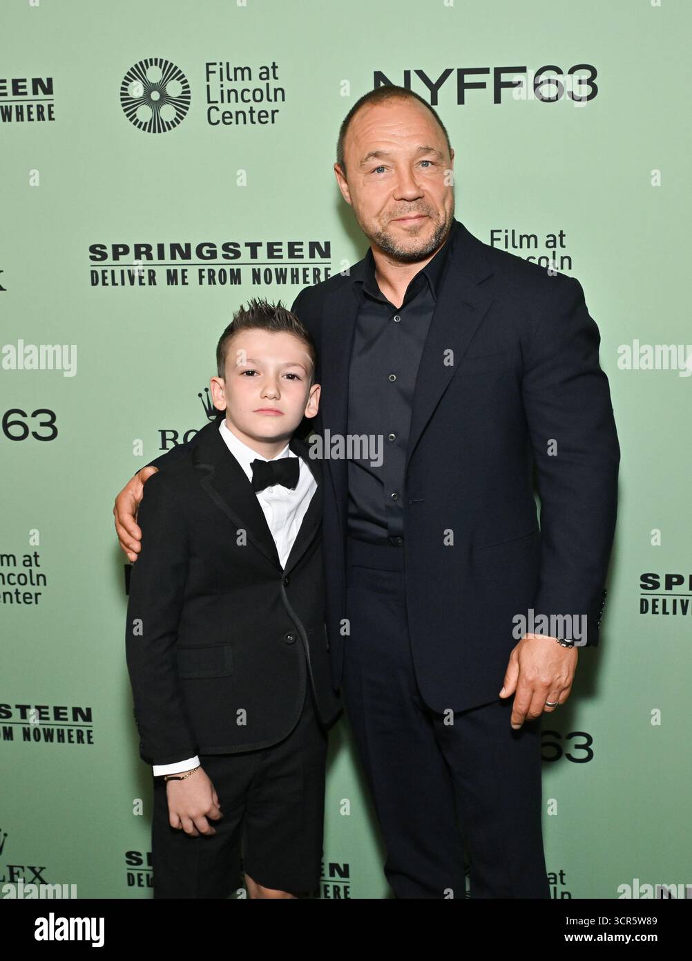 Matthew Anthony Pellicano Jr., left, and Stephen Graham attend the premiere of "Springsteen ...