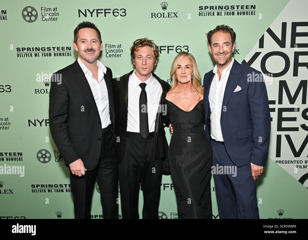 Scott Cooper, left, Jeremy Allen White, Ellen Goldsmith-Vein and Eric ...