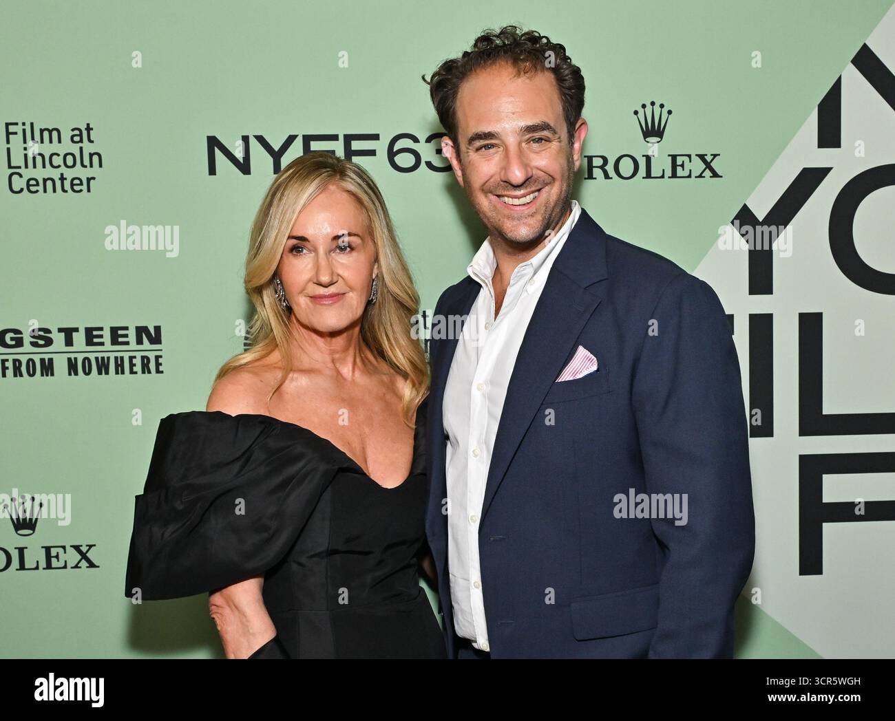 Ellen Goldsmith-Vein, left, and Eric Robinson attend the premiere of ...