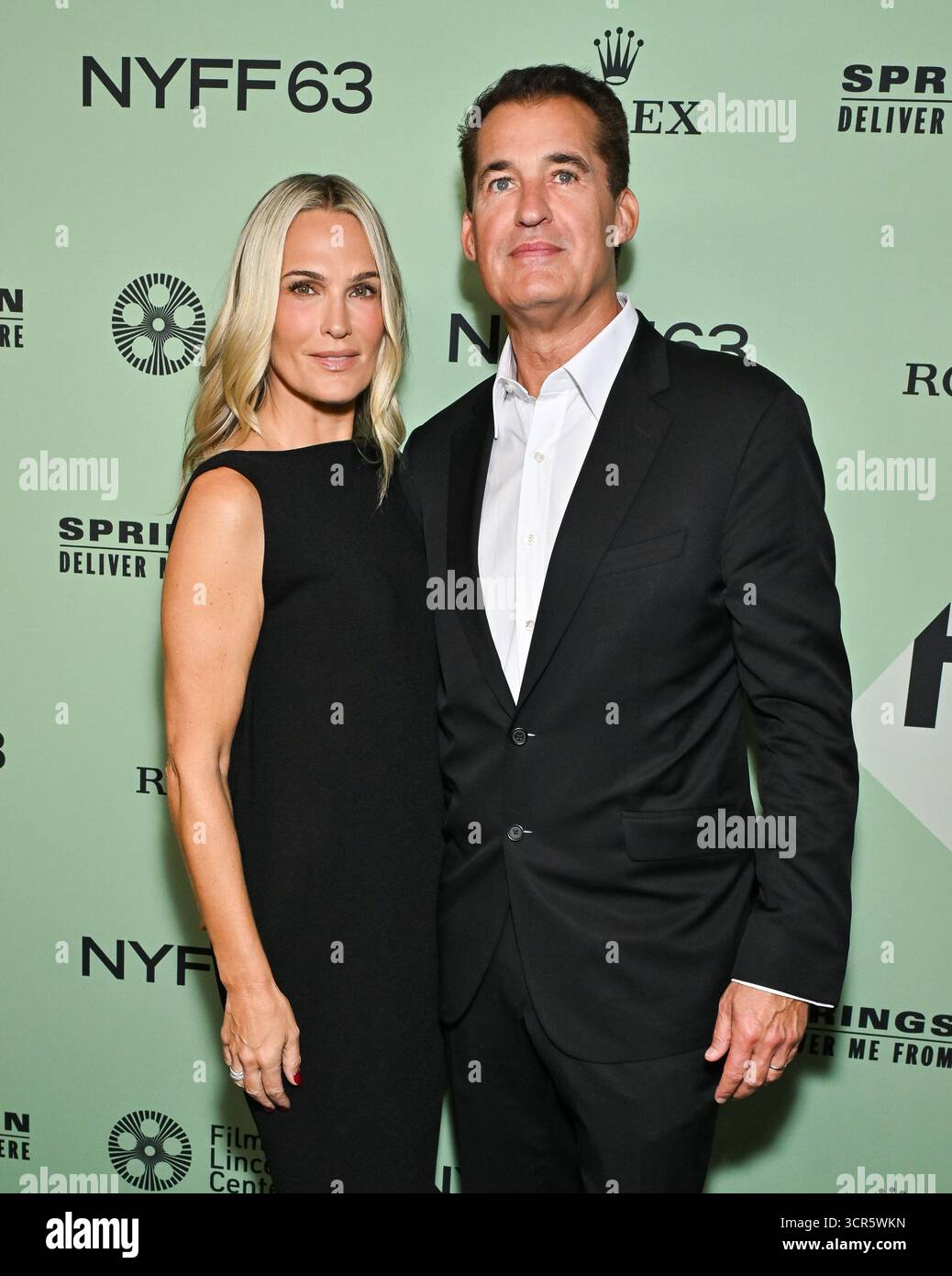 Molly Sims, left, and Scott Stuber attend the premiere of "Springsteen ...