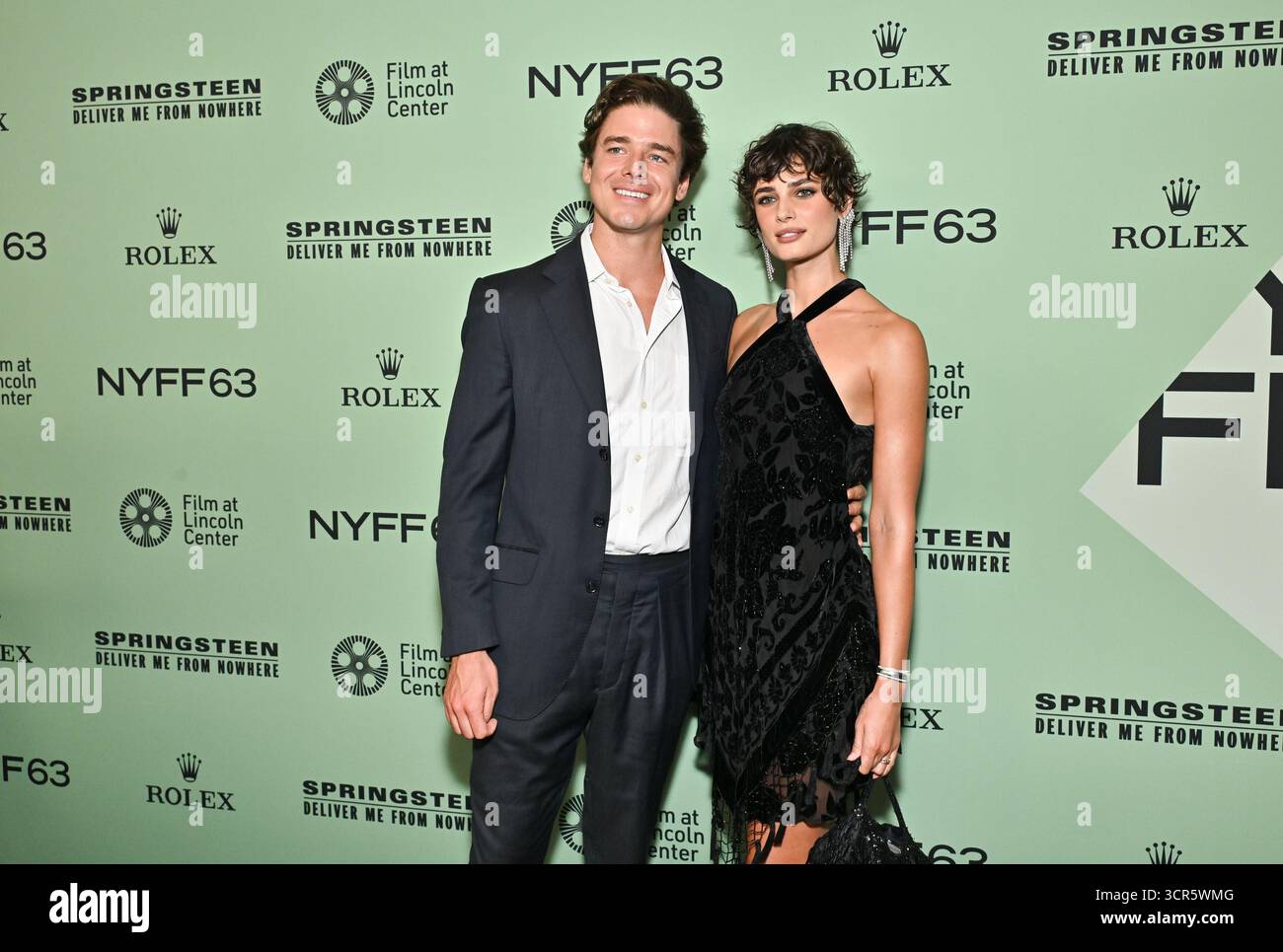 Daniel Fryer, left, and Taylor Hill attend the premiere of "Springsteen ...