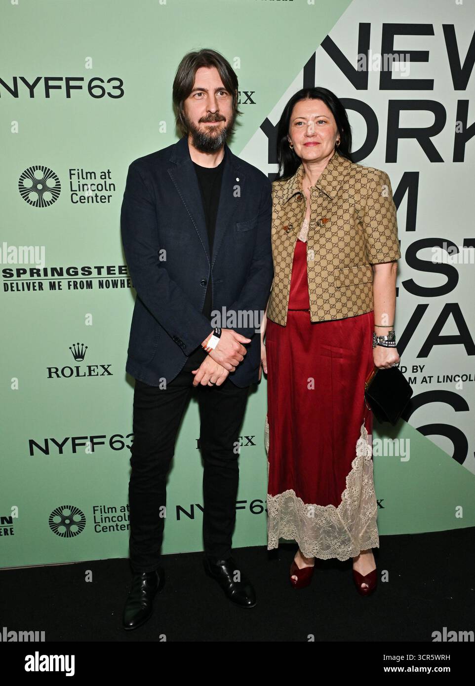 Dave Cobb, left, and Ledja Cobb attend the premiere of "Springsteen ...