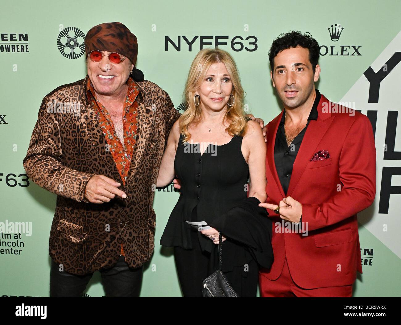 Steven Van Zandt, left, Maureen Van Zandt and Johnny Cannizzaro attend the premiere of ...