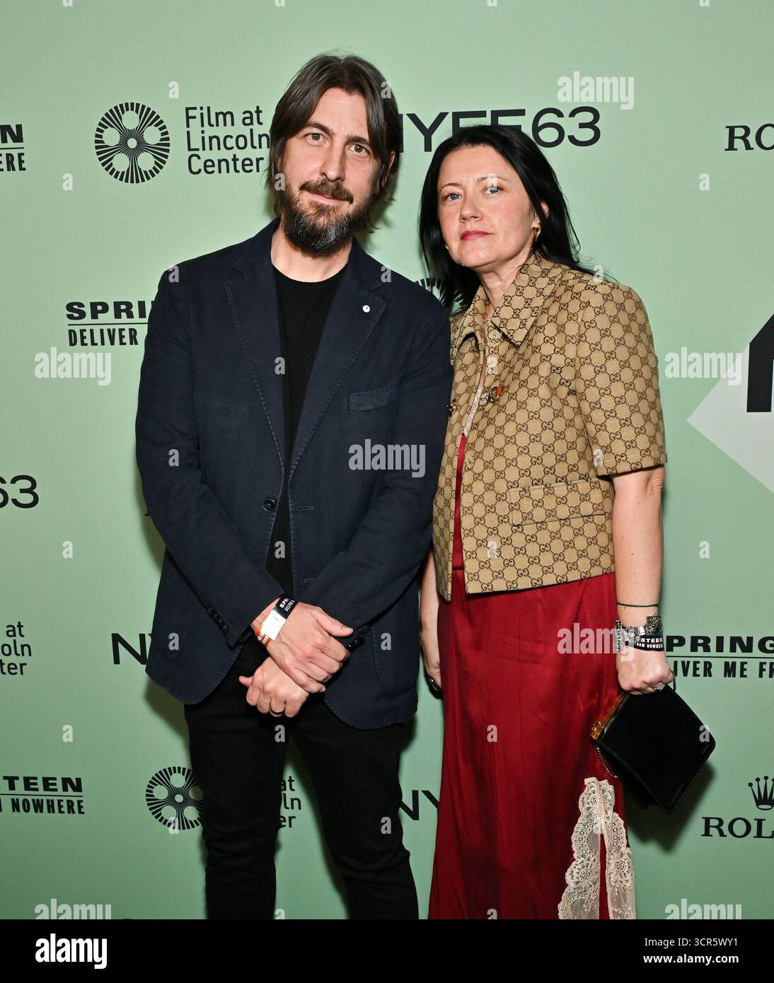 Dave Cobb, left, and Ledja Cobb attend the premiere of "Springsteen ...