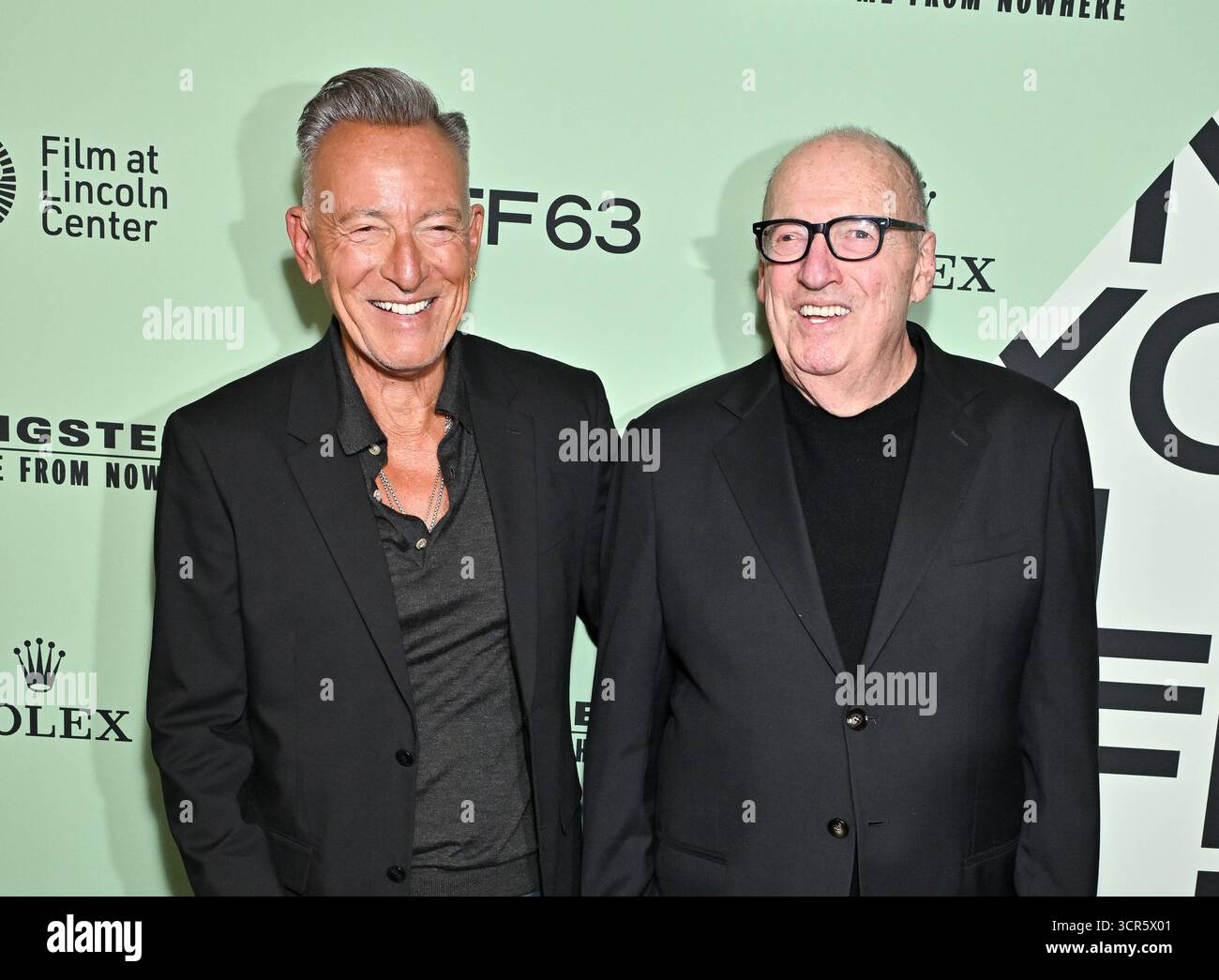 Bruce Springsteen, left, and Jon Landau attend the premiere of ...