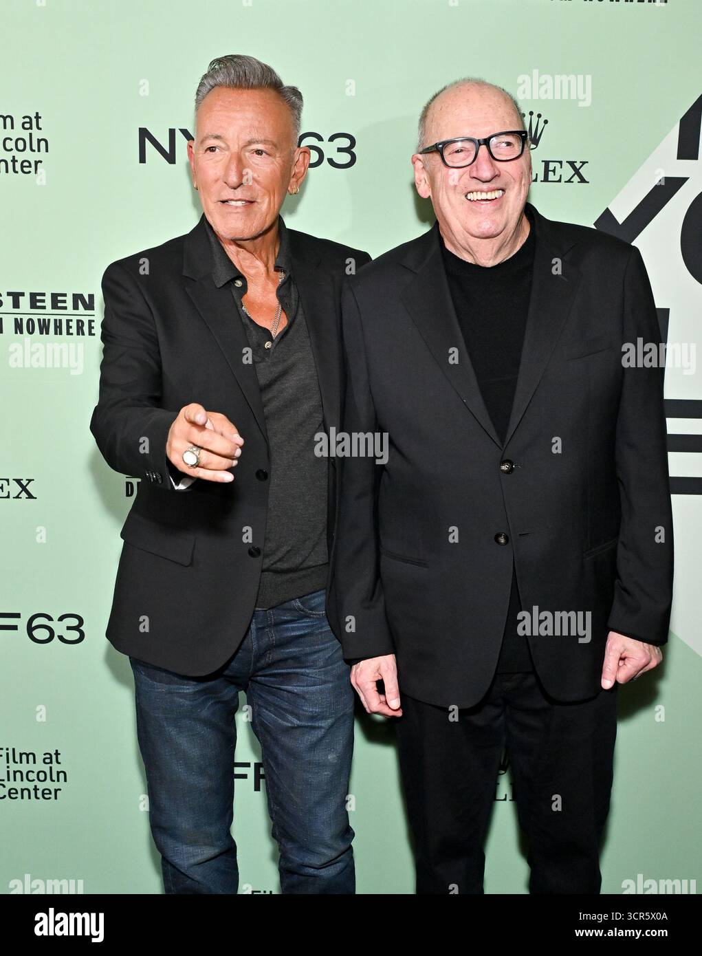 Bruce Springsteen, left, and Jon Landau attend the premiere of ...