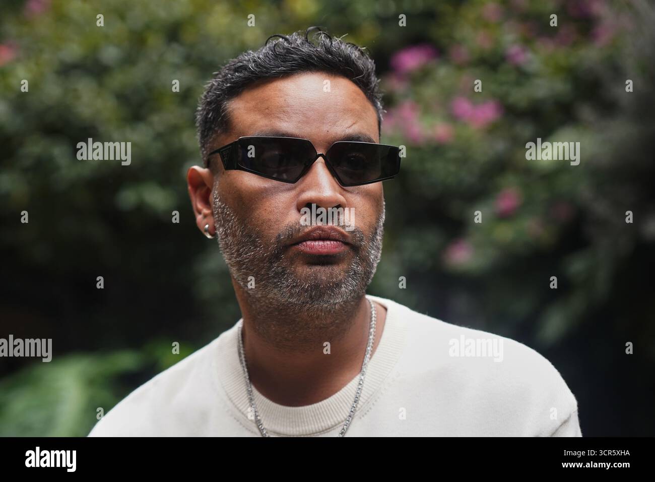 Puerto Rican reggaeton artist Zion poses for a photo in Mexico City, on ...