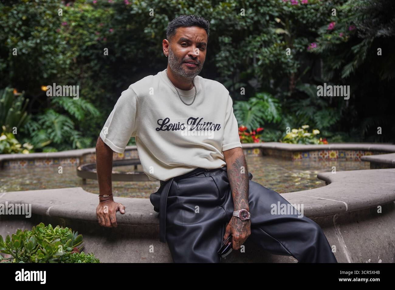 Puerto Rican reggaeton artist Zion poses for a photo in Mexico City, on ...