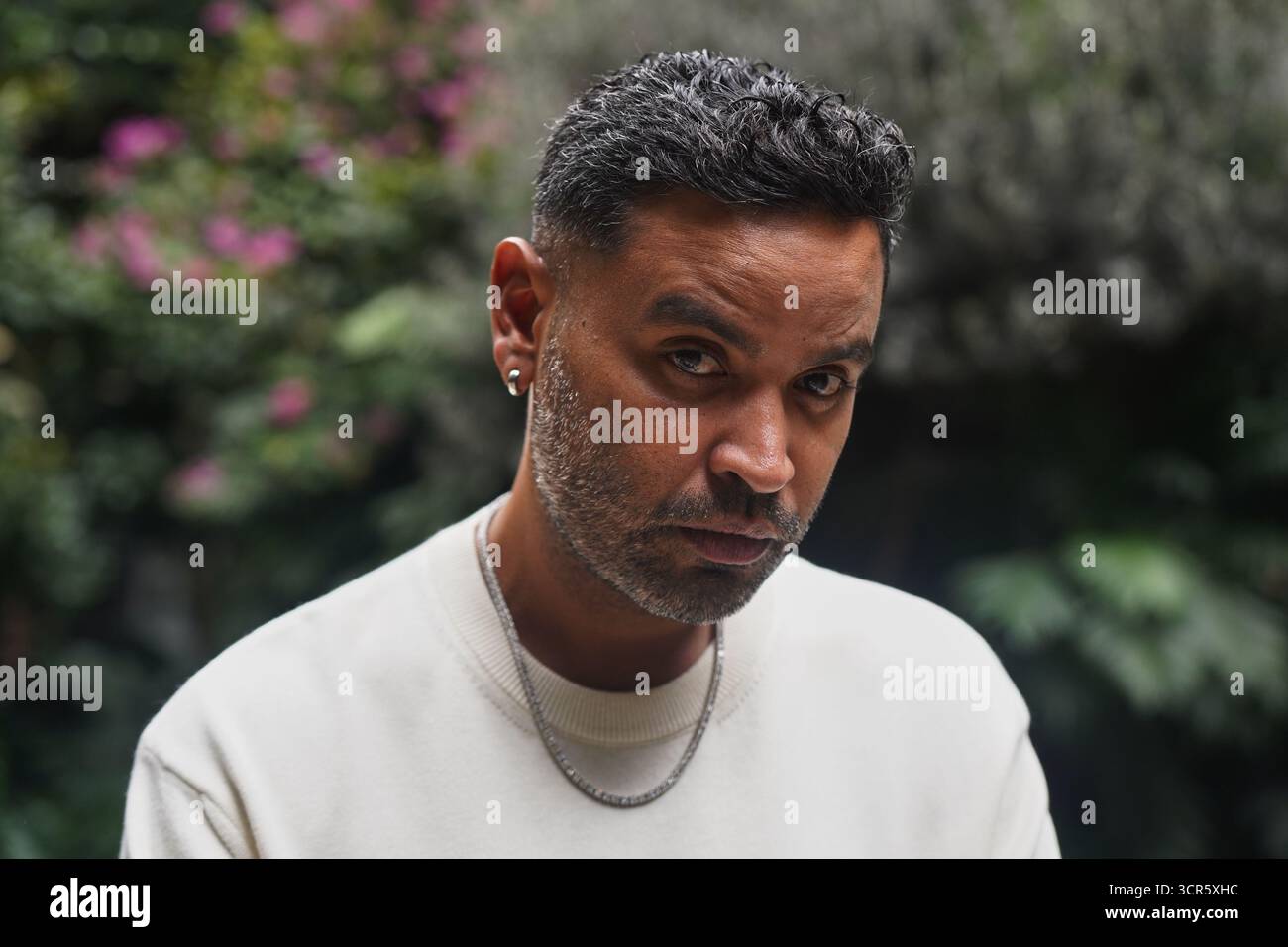 Puerto Rican reggaeton artist Zion poses for a photo in Mexico City, on ...