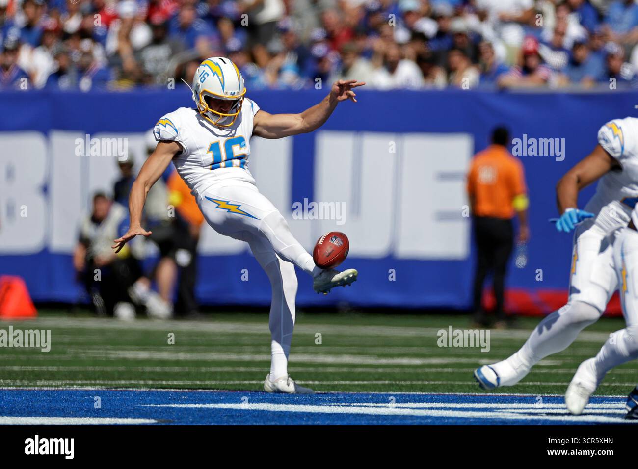 Los Angeles Chargers punter J.K. Scott (16) in action during an NFL ...