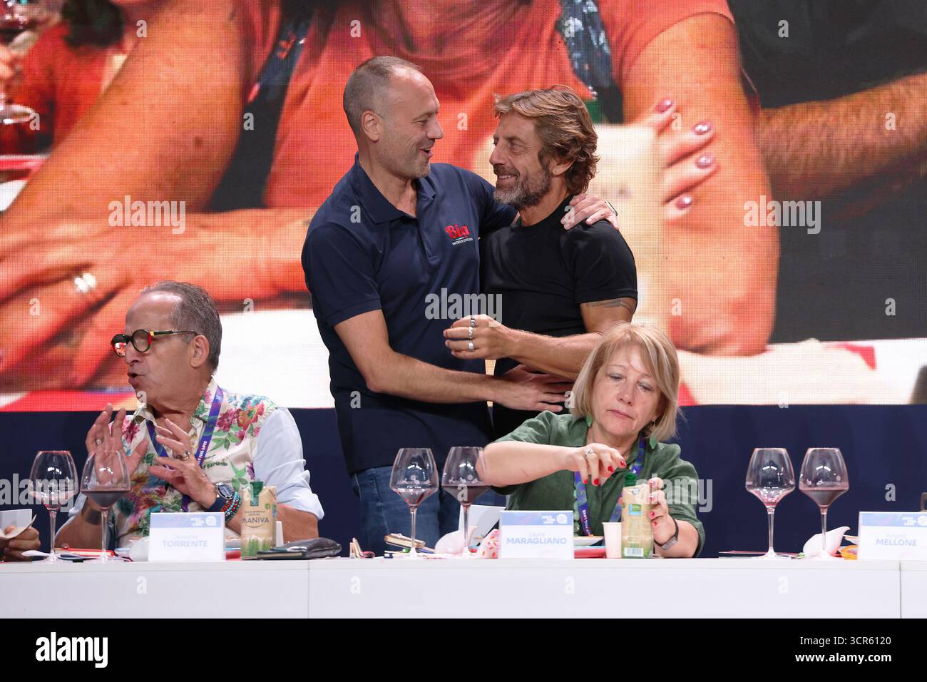 in the photo Francesco Formisano and Angelo Mellone Stock Photo - Alamy