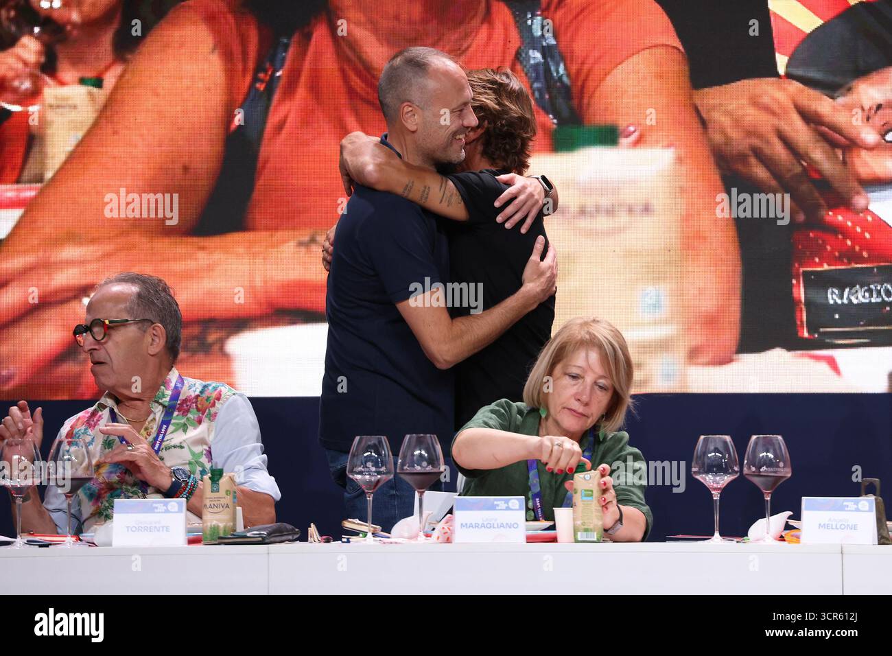 in the photo Francesco Formisano and Angelo Mellone Stock Photo - Alamy