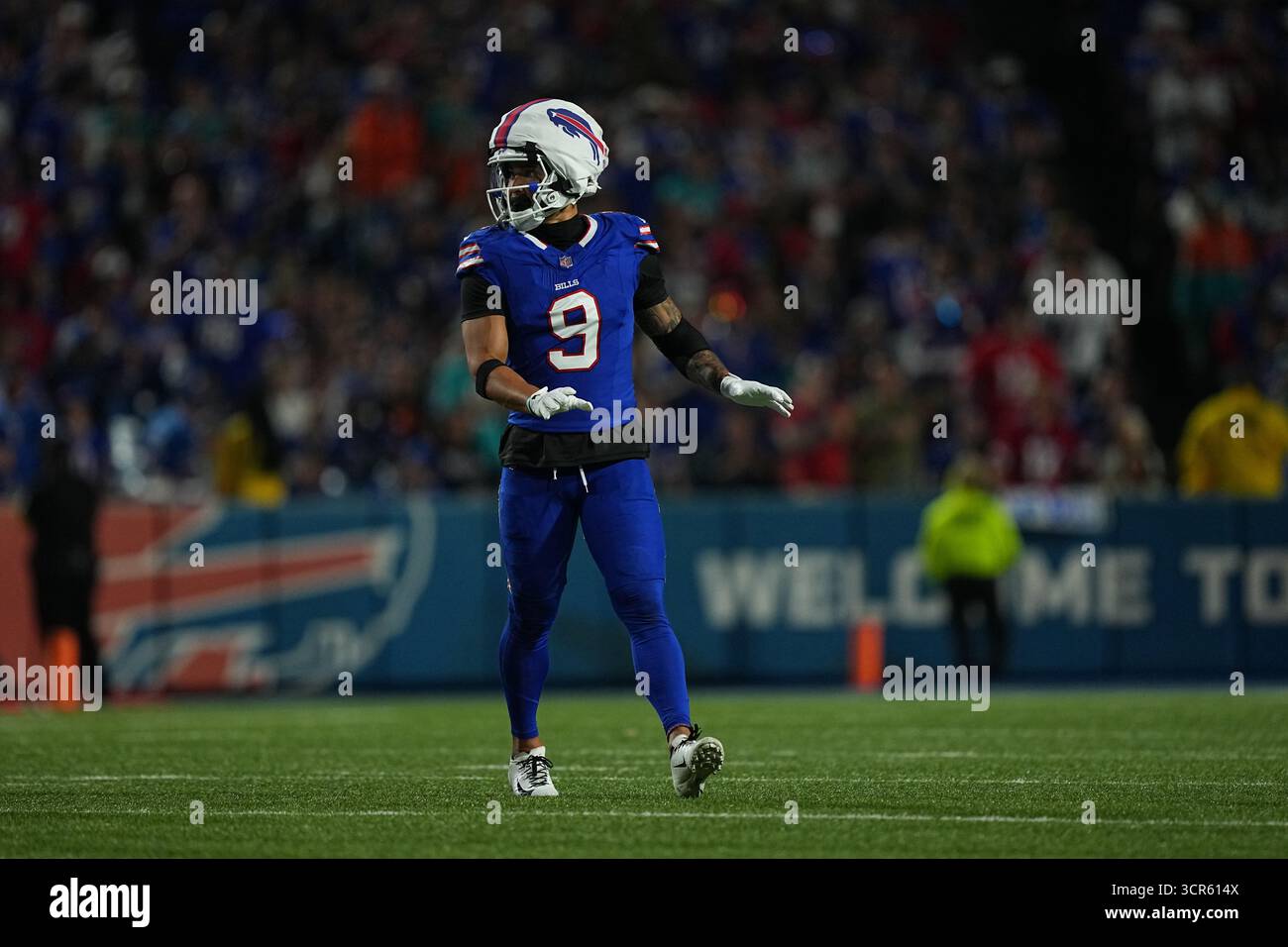 Buffalo Bills' Taylor Rapp in action during an NFL football game ...